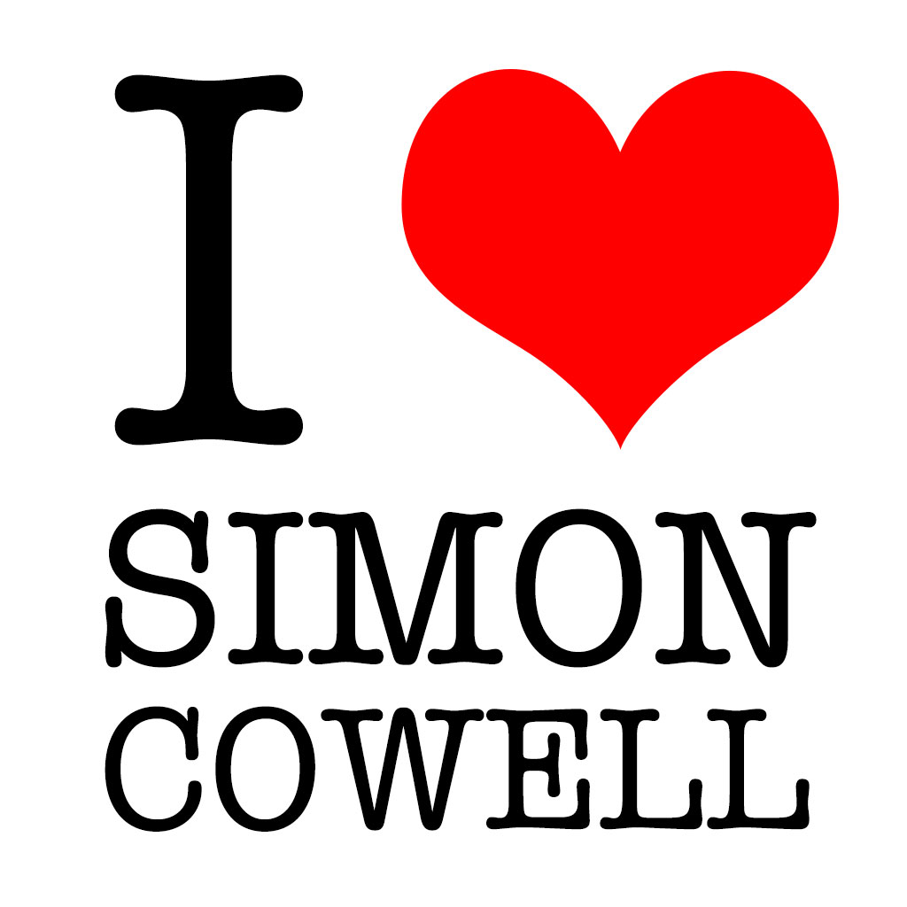 I Love Simon Cowell T-shirt - I Love T-shirts